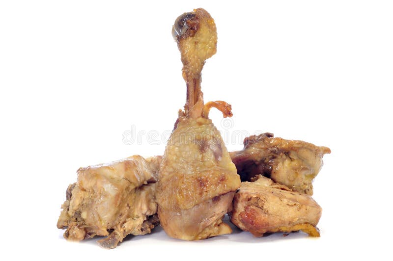 Alcune Parti Del Pollo Arrostito Immagine Stock - Immagine di ...