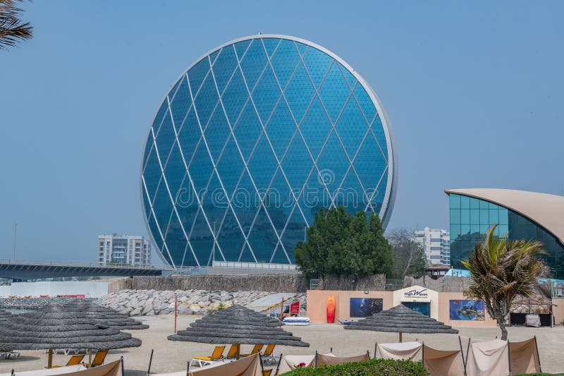 Aldar Head Quarters Building in the Shape of a Disk with a Height of ...