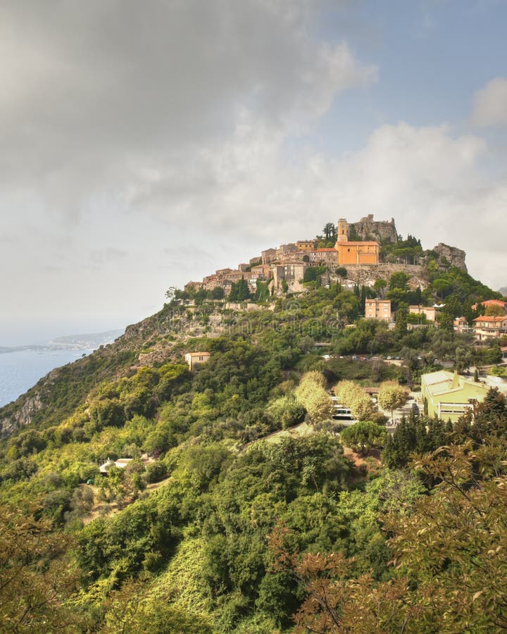 Aldea medieval de Eze imagen de archivo. Imagen de costa - 25120311