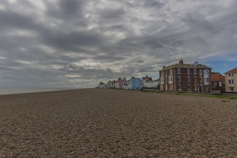 Aldeburgh Beach at Low Tide Stock Image - Image of beach, anglia: 251550491
