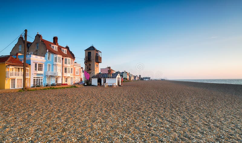 Aldeburgh Seafront stock image. Image of seafront, lifeboat - 40295279