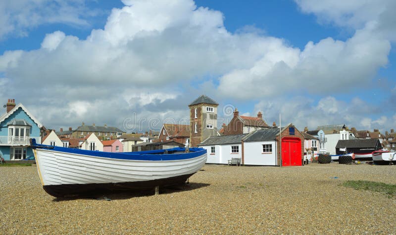 Aldeburgh Seafront stock image. Image of seafront, lifeboat - 40295279