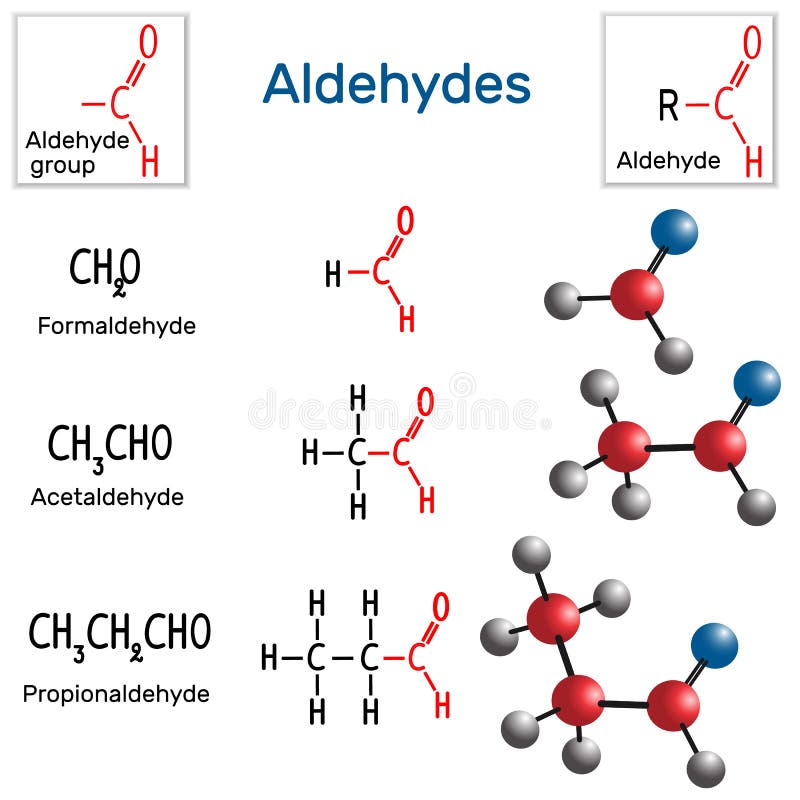 Propionaldehyde Molecule Made with Balls, Isolated Molecular Model. 3D ...