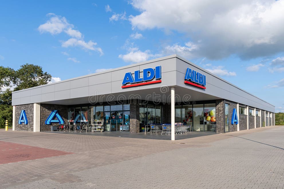 Aldi branch editorial photo. Image of lettering, emblem - 291428131