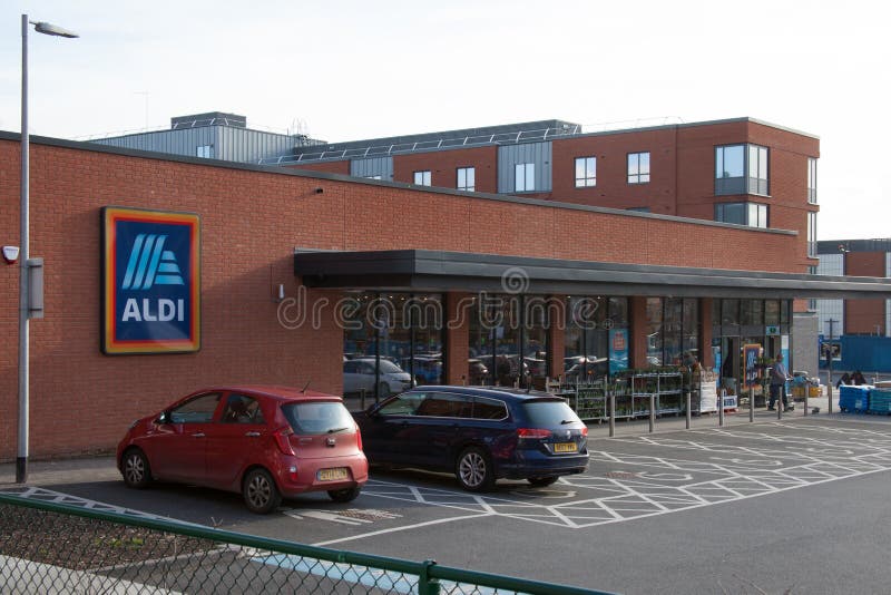 The Aldi Supermarket in Wokingham in the UK Editorial Photography ...