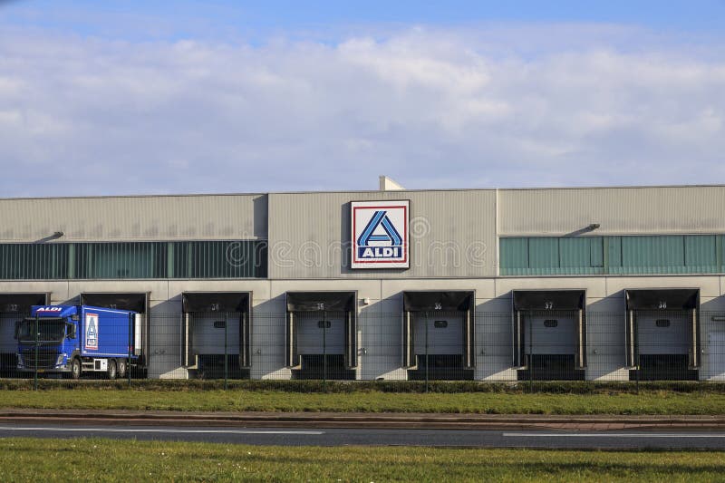 Aldi Warehouse and Distribution Center in Bleiswijk Editorial ...
