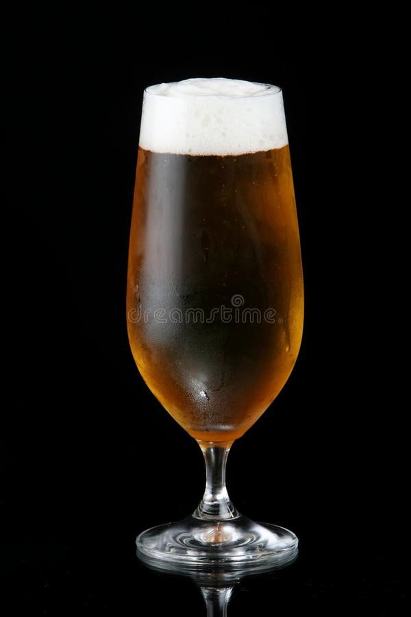 Ale in Glass stock photo. Image of froth, draught, color - 17524204