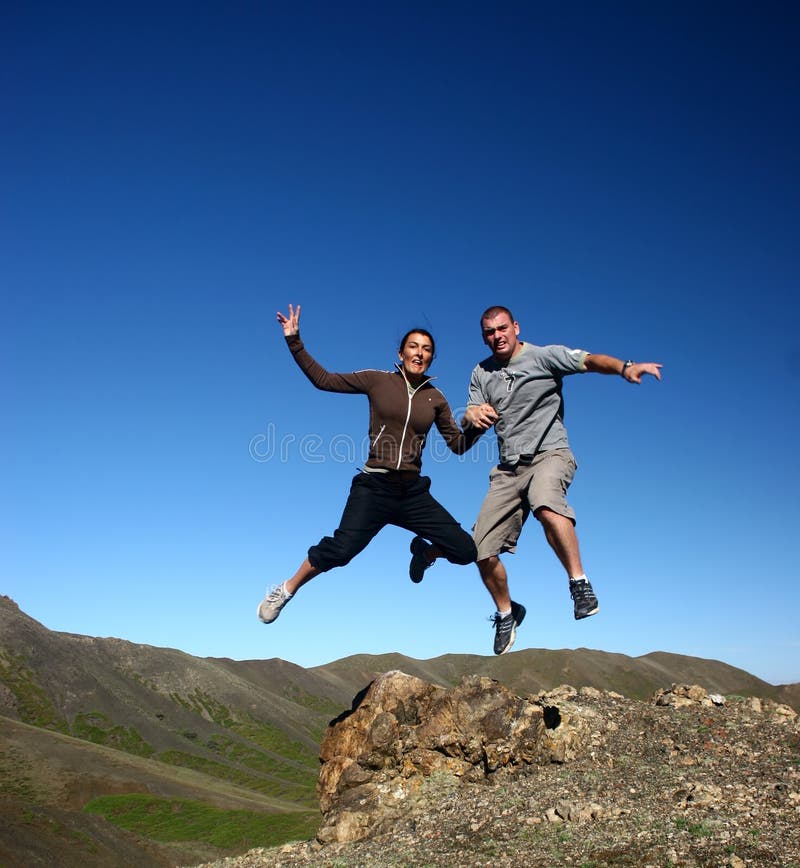 Alegría de salto del fpr imagen de archivo. Imagen de amor - 1055997