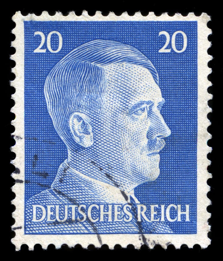 Alemão Reich Postage Stamp Desde 1945 Foto de Stock Editorial - Imagem ...