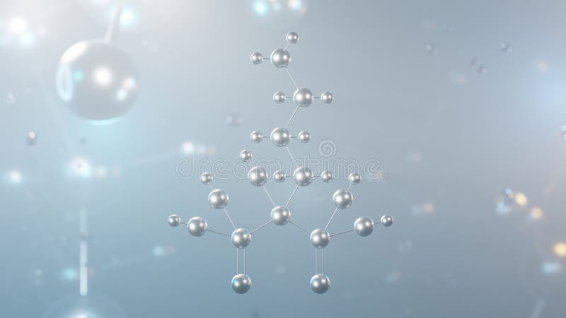 Alendronic Acid Molecular Structure, 3d Model Molecule, Bone Resorption ...