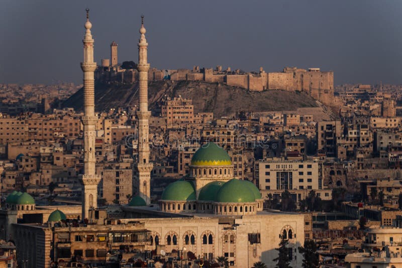 Aleppo City in Syria at Sunrise in 2020 Editorial Stock Image - Image ...