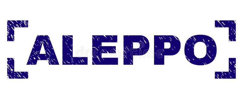 Grunge Textured ALEPPO Stamp Seal Inside Corners Stock Vector ...