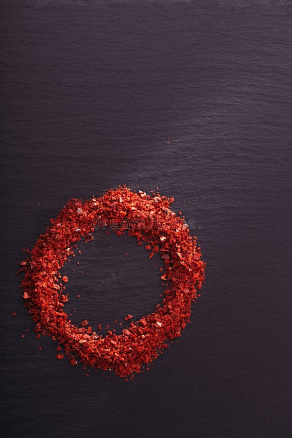 Aleppo Pepper Mild Chilli Flakes Stock Photo - Image of cooking ...