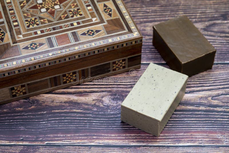 Aleppo Soap And Syrian Box. Stock Photo - Image of natural, extract ...