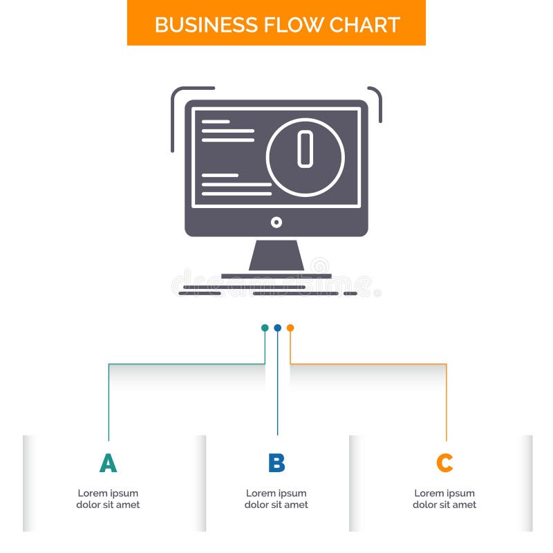 Alert, Antivirus, Attack, Computer, Virus Business Flow Chart Design ...