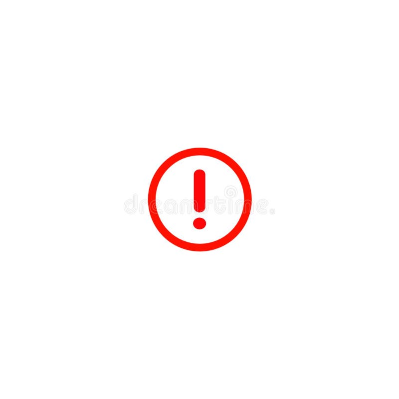 Error Exclamation Point Icon Warn Warning Caution Alert Beware Danger ...