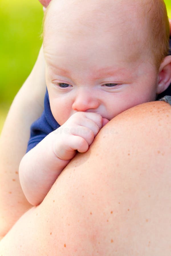 Alert Baby stock image. Image of child, looking, alert - 28362529