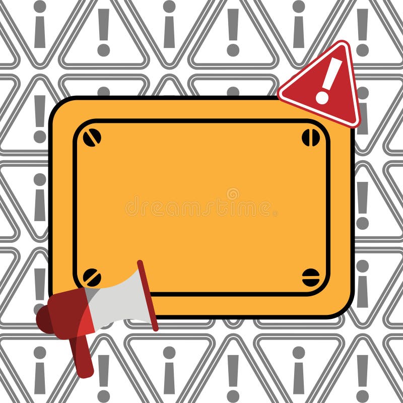 Alert Background Vector. Warning Announcements for Banners ...