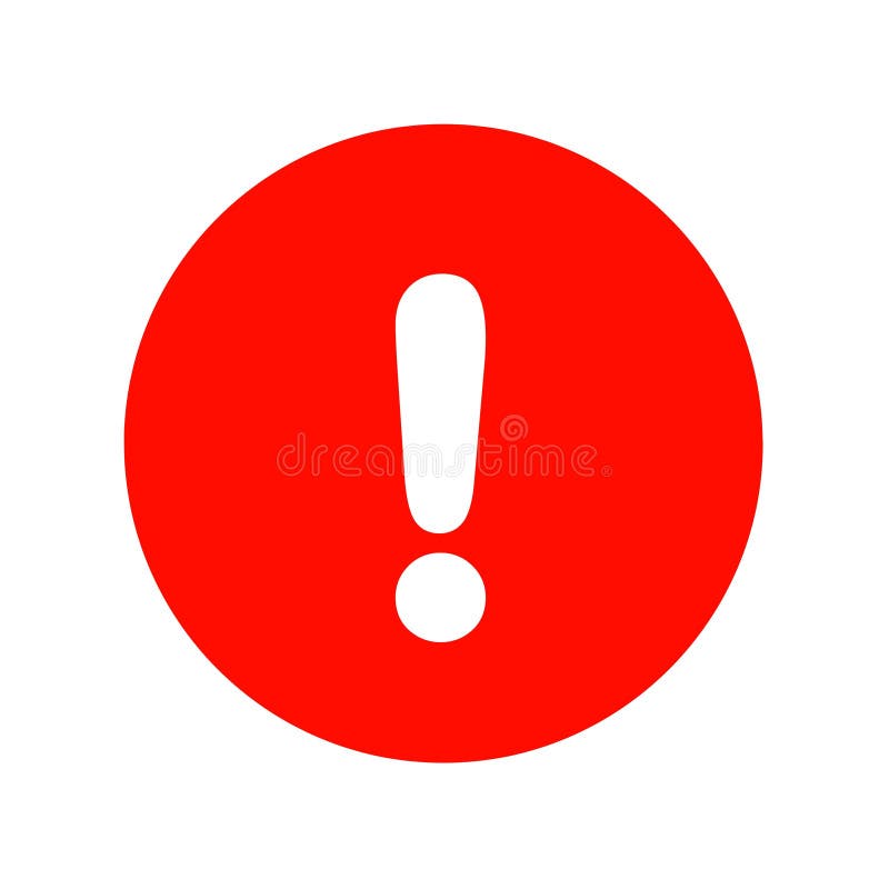 Alert Circle Filled Caution Attention Error Exclamation Icon Stock ... Alert Circle Filled Caution Attention Error Exclamation Icon Stock ...
