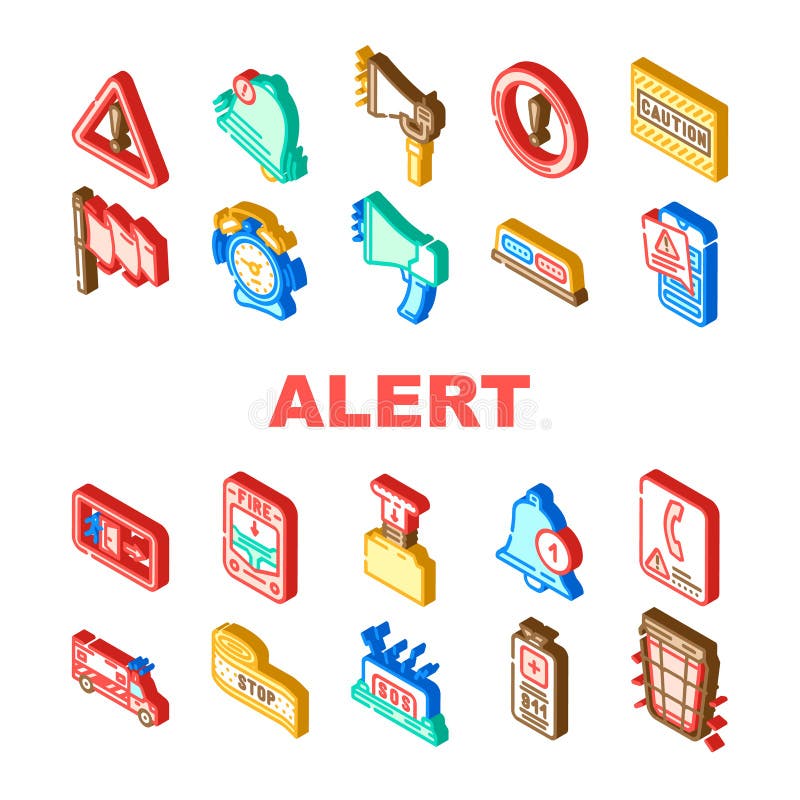 3d Error or Danger Alert Icon, Exclamation Mark on a Red Circle ...