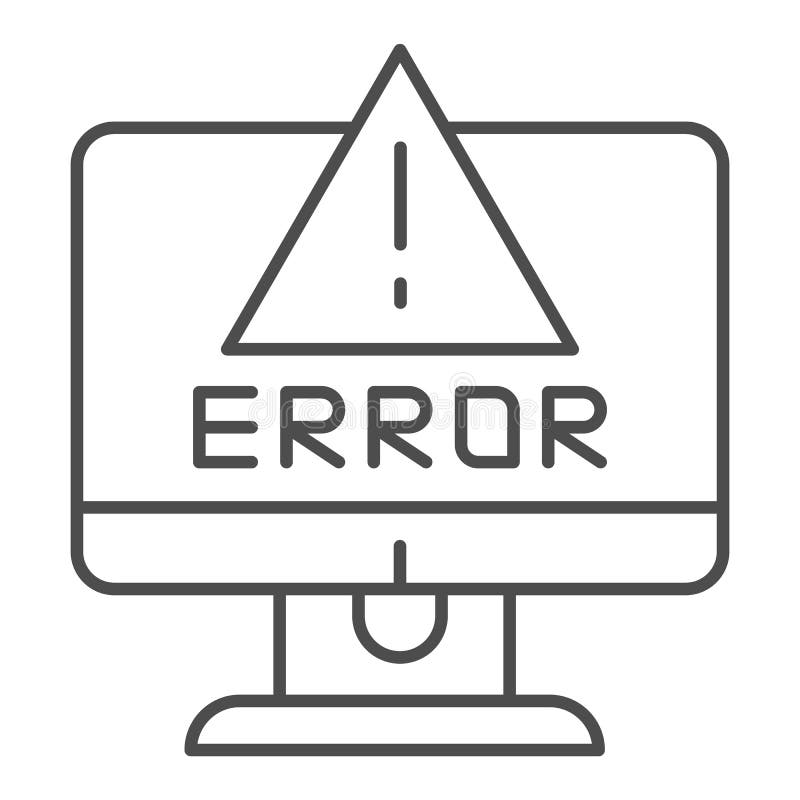 Computer Line Icon Set, Digital Symbols Collection, Vector Sketches ...