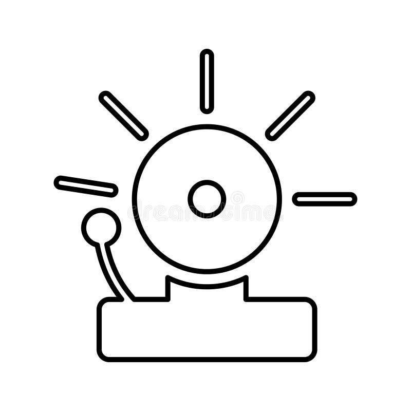 Danger Sign Icon. Simple Editable Vector Graphics Stock Illustration ...