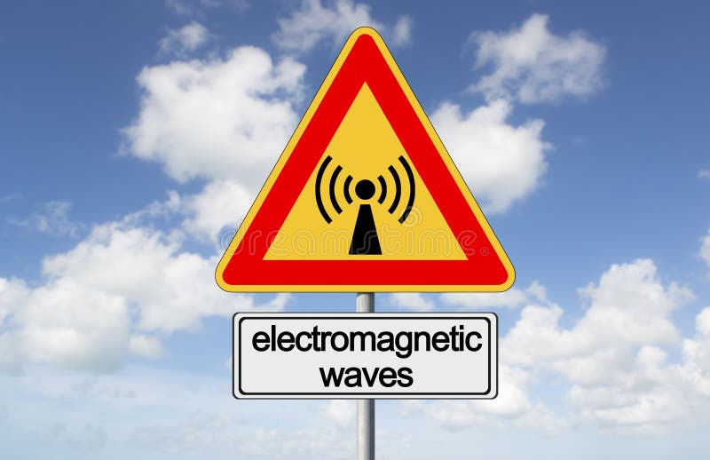 ALERT about ELECTROMAGNETIC POLLUTION EXPOSURE - Concept with Warning ...