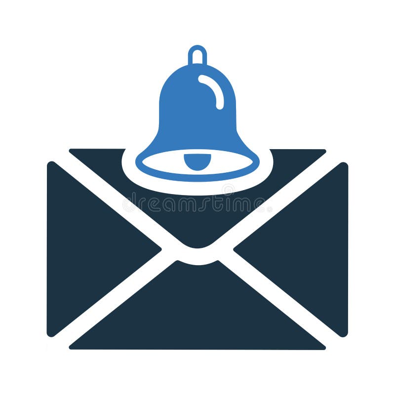 Alert, Email, Bell, Mail, Notification, Notify, Ring Icon. Simple ...