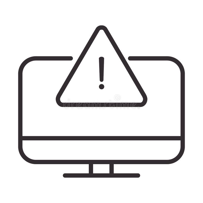 Alert warning symbol stock vector. Illustration of information - 220916501