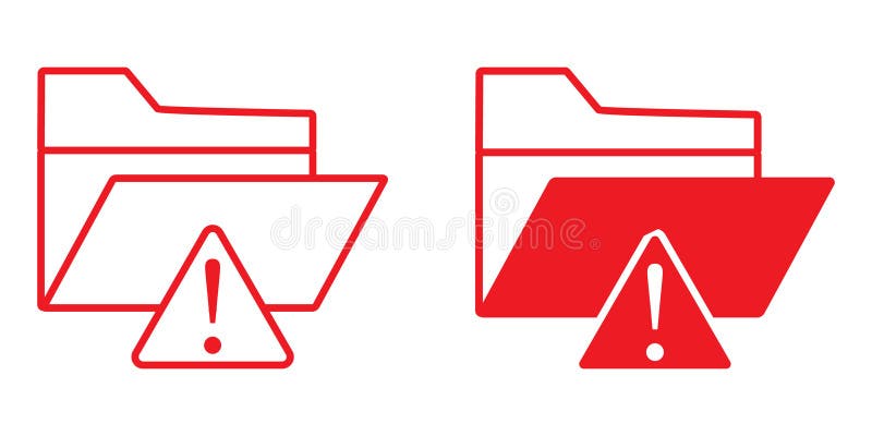 Alert Icon Sheet, Simple Trendy Flat Style Line and Solid Isolated ...