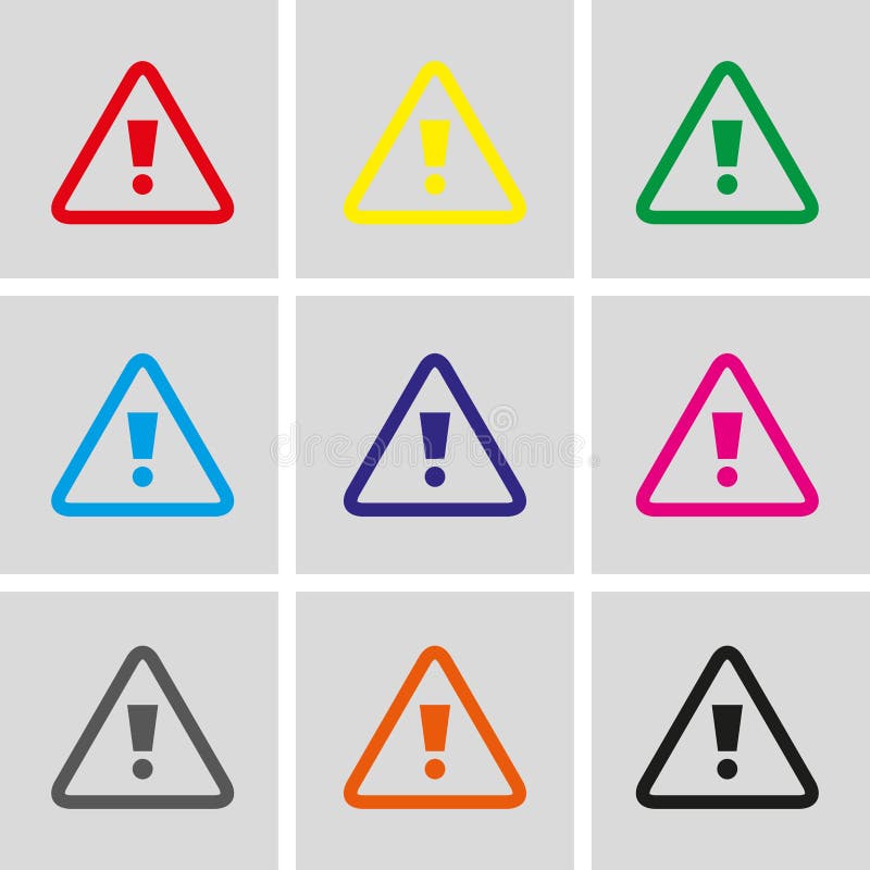 Alert Icon Stock Vector Illustration Flat Design Stock Vector ...