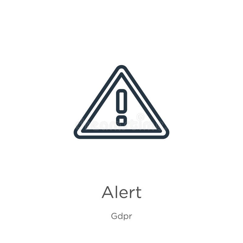 Alert Sign Icon Vector. Trendy Flat Alert Sign Icon from Signs ...