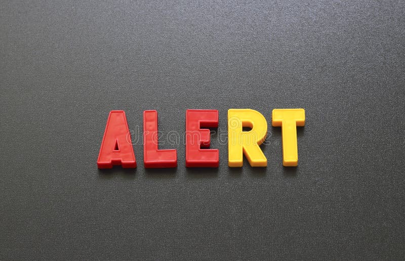 Alert stock photo. Image of pattern, business, chalk - 44107366