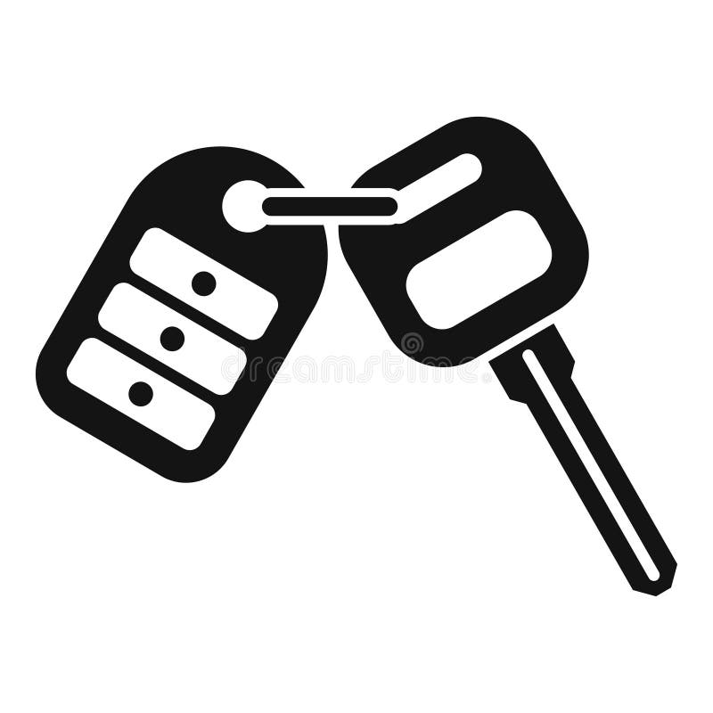 Alert Key Control Icon Simple Vector. Modern Vehicle Stock Vector ...