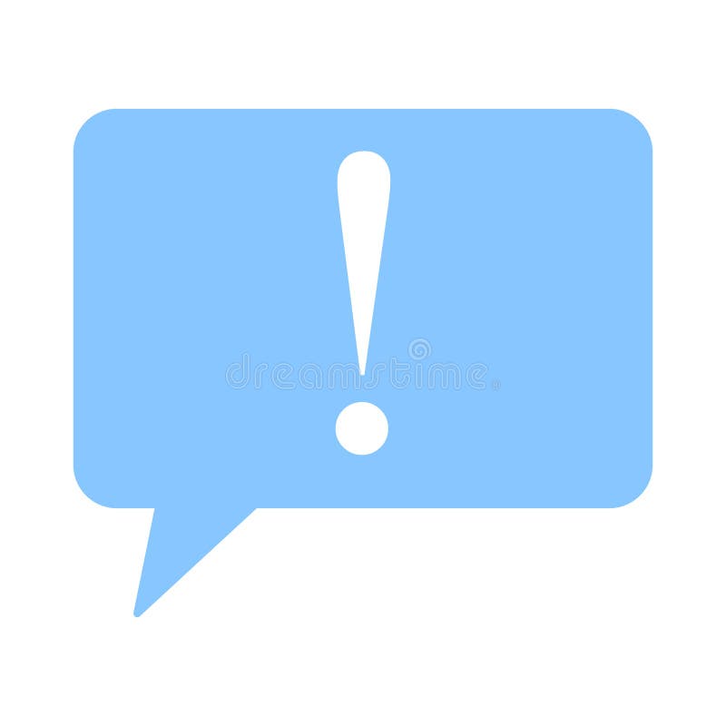 Exclamation Mark Different Shapes. Vector Illustration Stock Vector ...