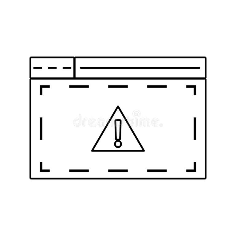 Alert Message Icon. Element of Cyber Security for Mobile Concept and ...