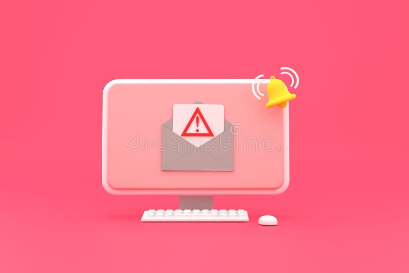 Alert Message Laptop Notification. Danger Error Alerts, Laptop Virus ...