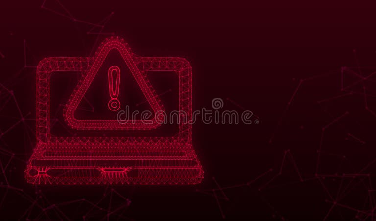 Alert Message Laptop Notification. Danger Error Alerts, Laptop Virus ...
