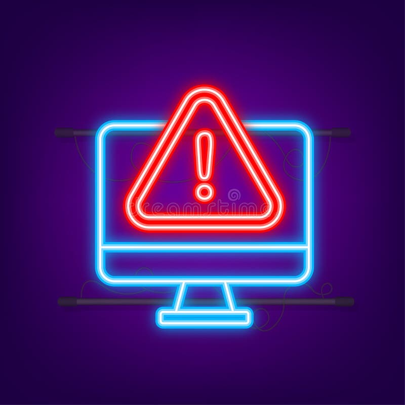 Alert Message Laptop Notification. Danger Error Alerts, Laptop Virus ...