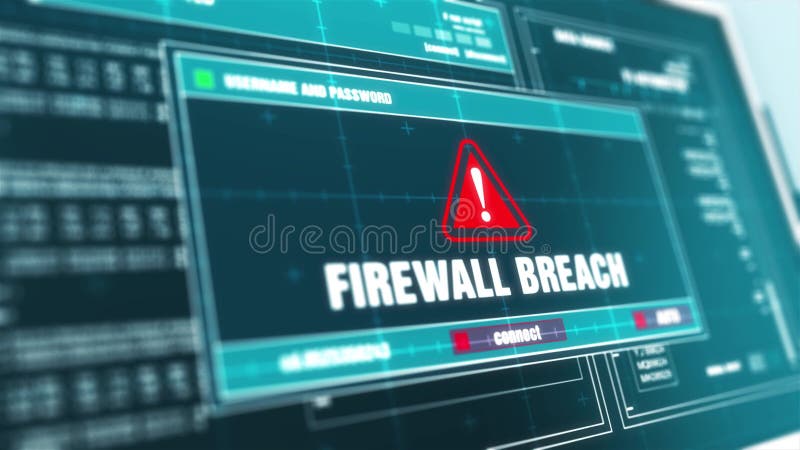 Firewall Breach Warning Alert Error Message Flashing on Screen ... Firewall Breach Warning Alert Error Message Flashing on Screen ...