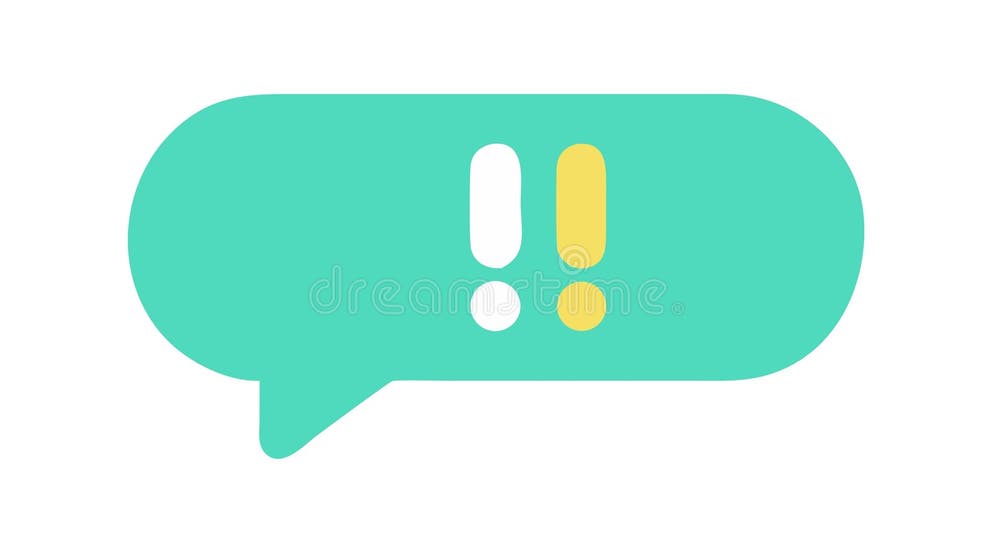 Alert Notification Speech Bubble Vector Icon, Vector Design Generative ...