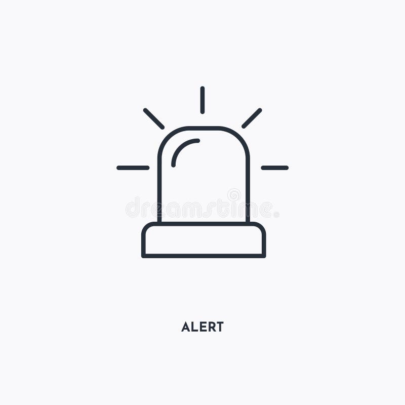 Alert Icon. Simple Element Illustration. Isolated Trendy Filled Alert ...
