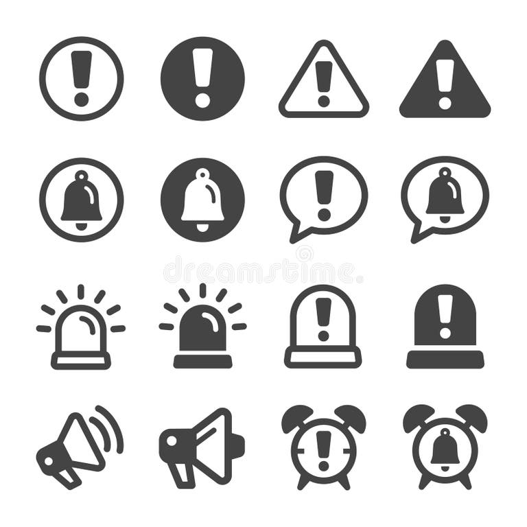 Alert Icon Stock Illustrations – 320,672 Alert Icon Stock Illustrations ...