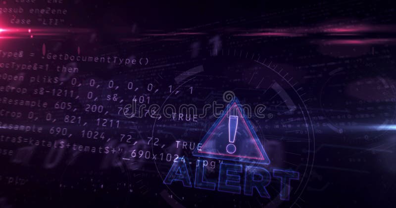 Alert Warning Symbol Abstract Loopable Animation Stock Video Video Of Exclamation Loopable