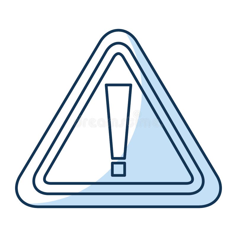 Alert sign isolated icon stock vector. Illustration of message - 91962284