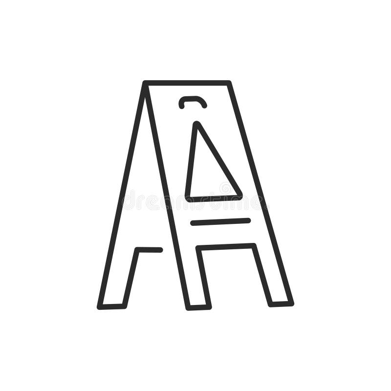 Alert Sign stock vector. Illustration of dangerous, outlined - 312644828