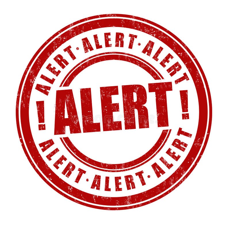 Alert sign or stamp stock vector. Illustration of label - 134318382