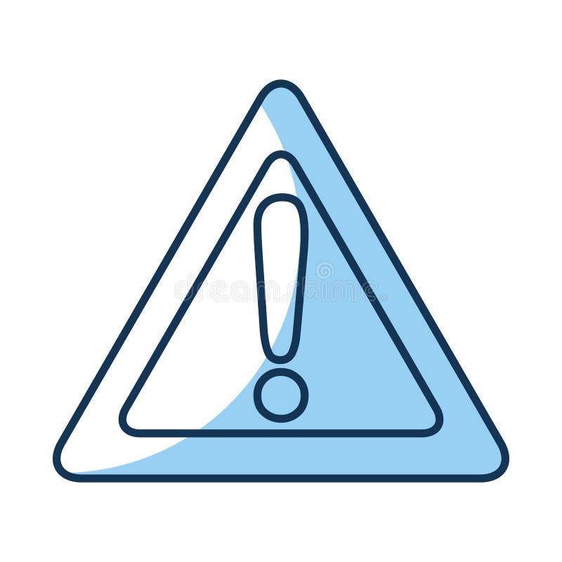 Alert signal isolated icon stock vector. Illustration of interface ...
