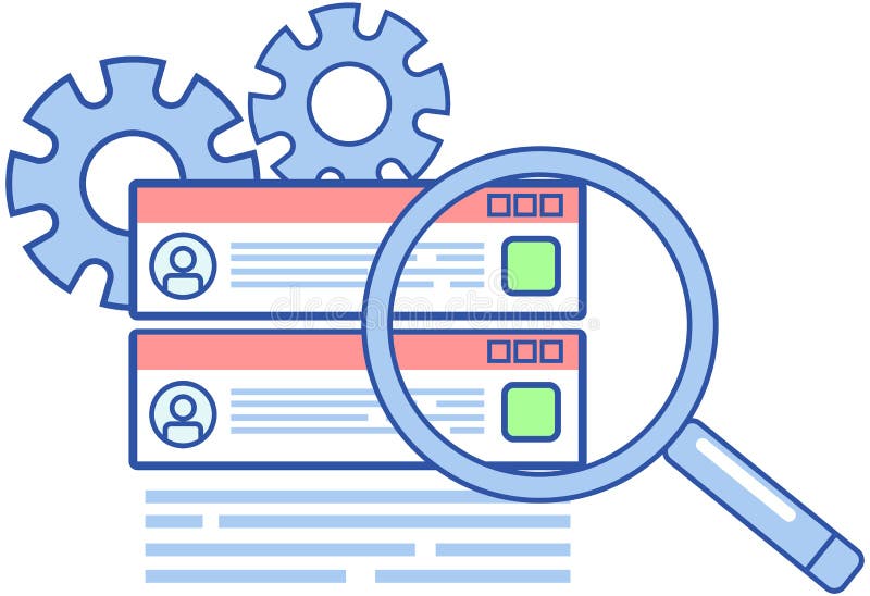 Alert in Social Media, Notification Sign Under Magnifier. Virtual ...