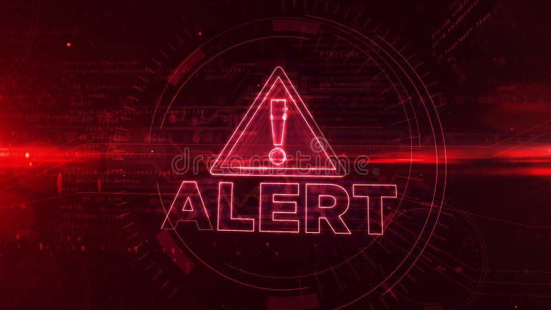 Alert Symbol Abstract Animation Stock Footage - Video of icon, internet ...